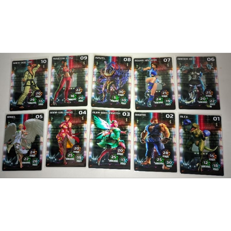 Kit Cartas de Tekken Podendo Escolher até 80 Cards | Shopee Brasil