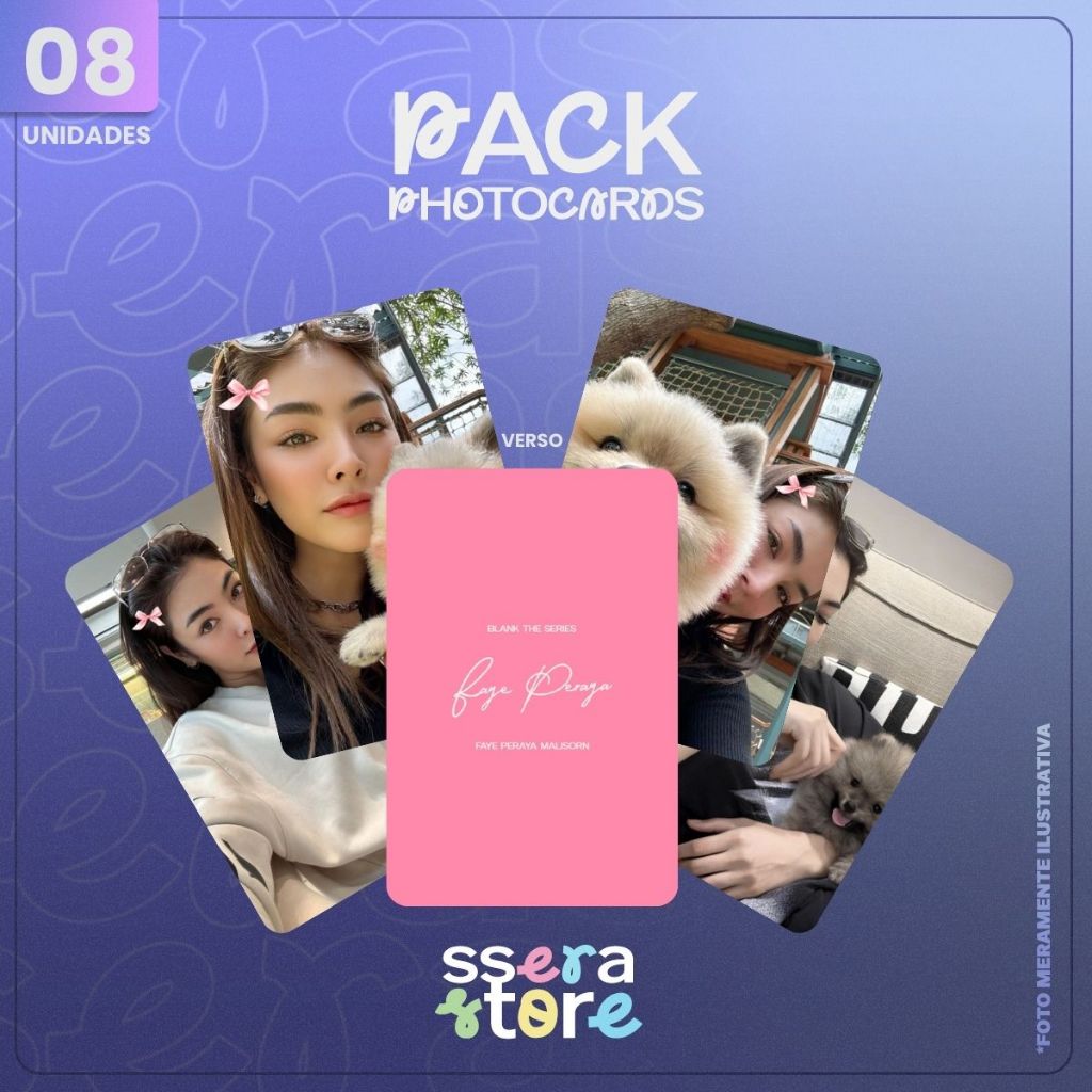 Faye Peraya Malisorn Blank The Series Coquette Photocards Fanmade ...