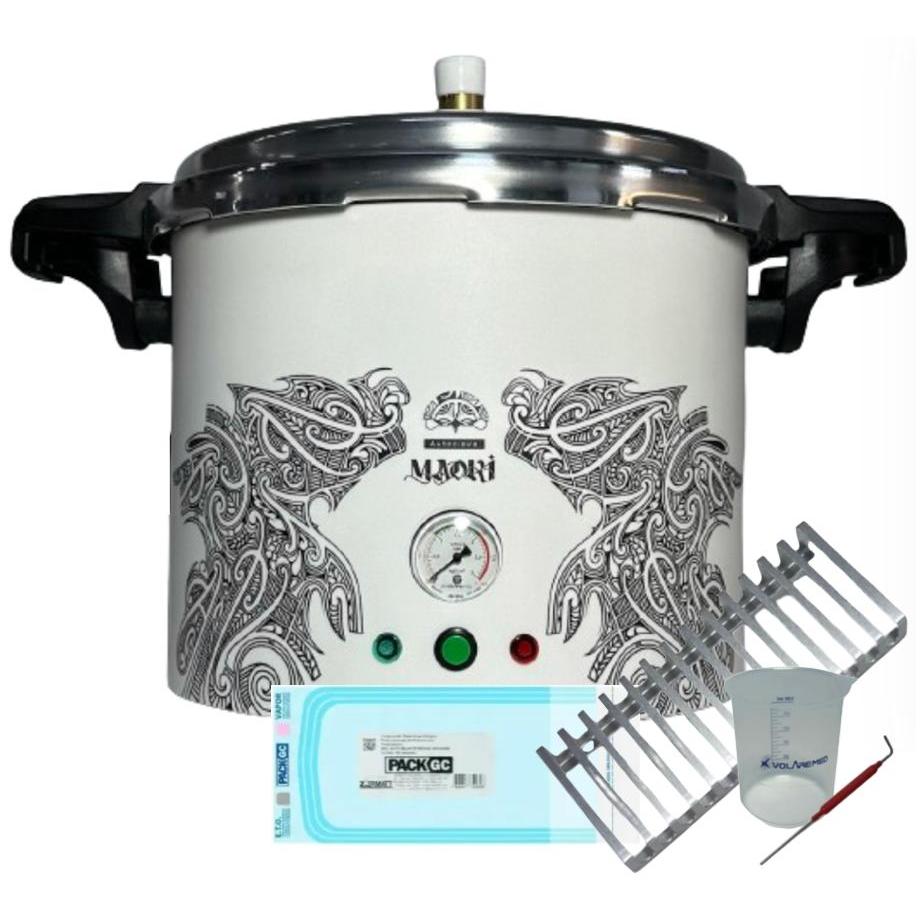 Kit Autoclave Maori 8L 220V + 100 Envelopes P/ Esterilização | Shopee ...