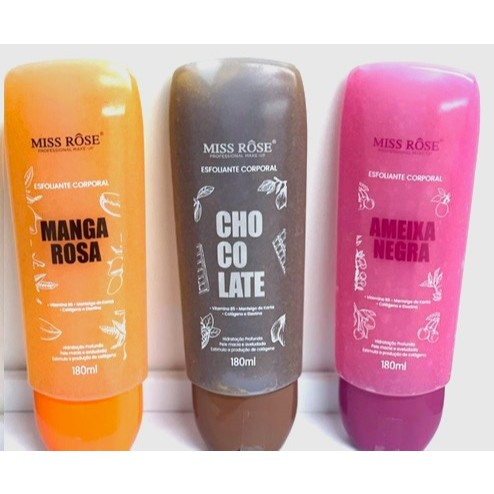Esfoliante Corporal Miss Rôse 180ml | Shopee Brasil