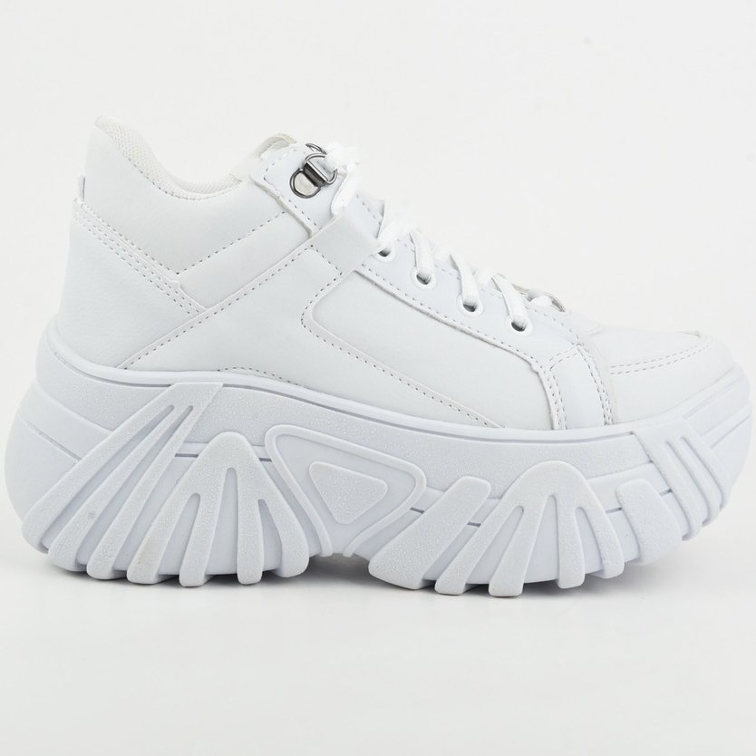 Tênis Buffalo Feminino Casual Bufalo Chunky Branco Platafoma Tênis Buffalo Feminino Casual Bufalo Chunky Branco Platafoma