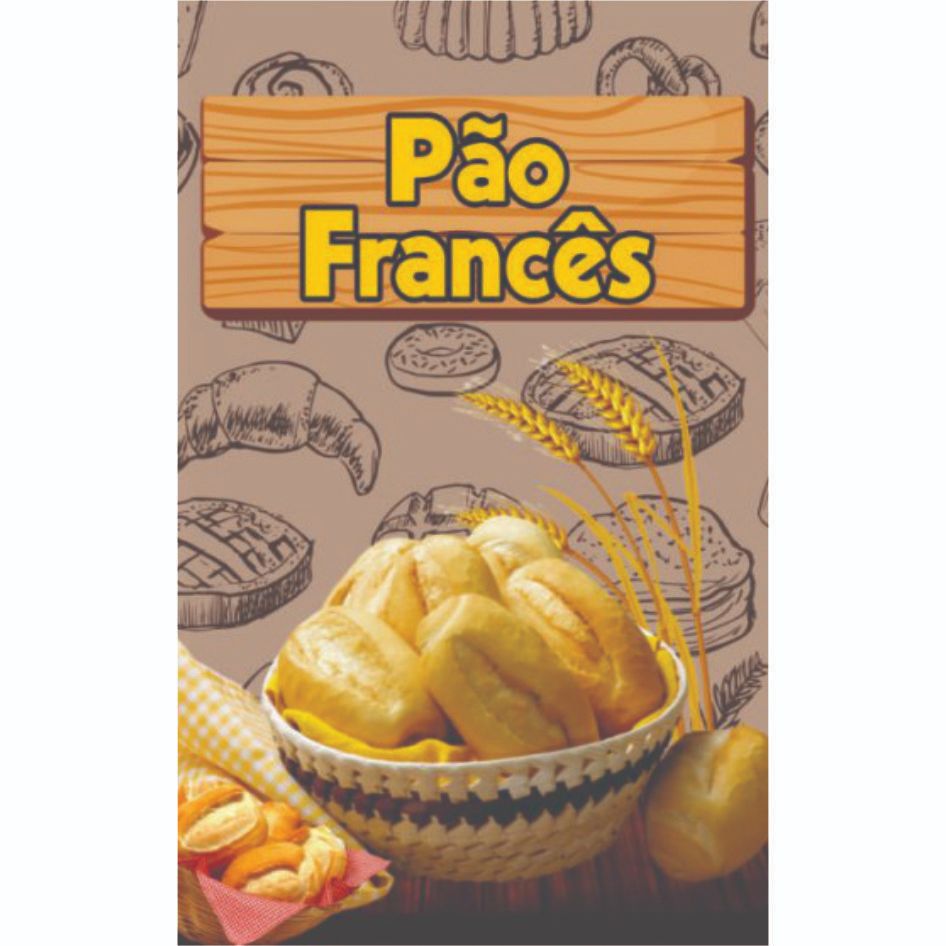 BANNER ARTE PRONTA - PÃO FRANCÊS | Shopee Brasil