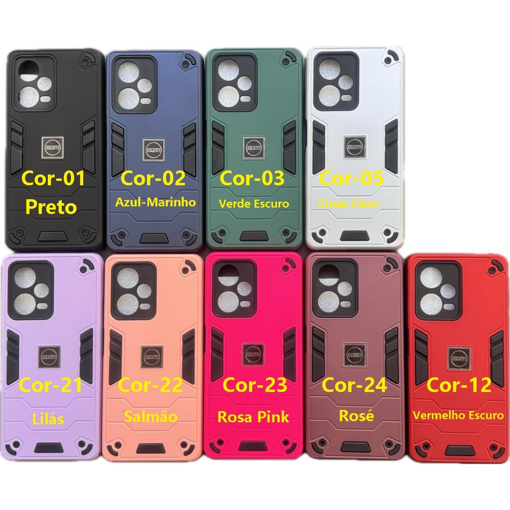 Capa Capinha Anti Impacto Armadura Para Xiaomi Redmi Note 12 Pro Plus ...