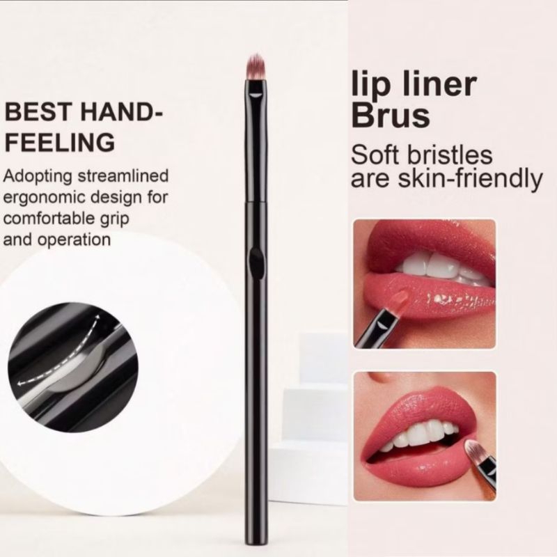 Pincel para aplicação de batom delineador labial batom maquiagem ...