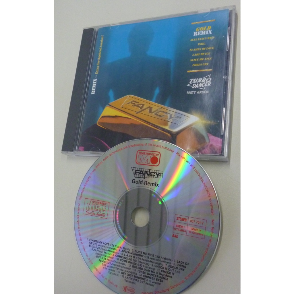 Cd Fancy Gold Remix ( Eurodisco - Raro Alemão ) | Shopee Brasil