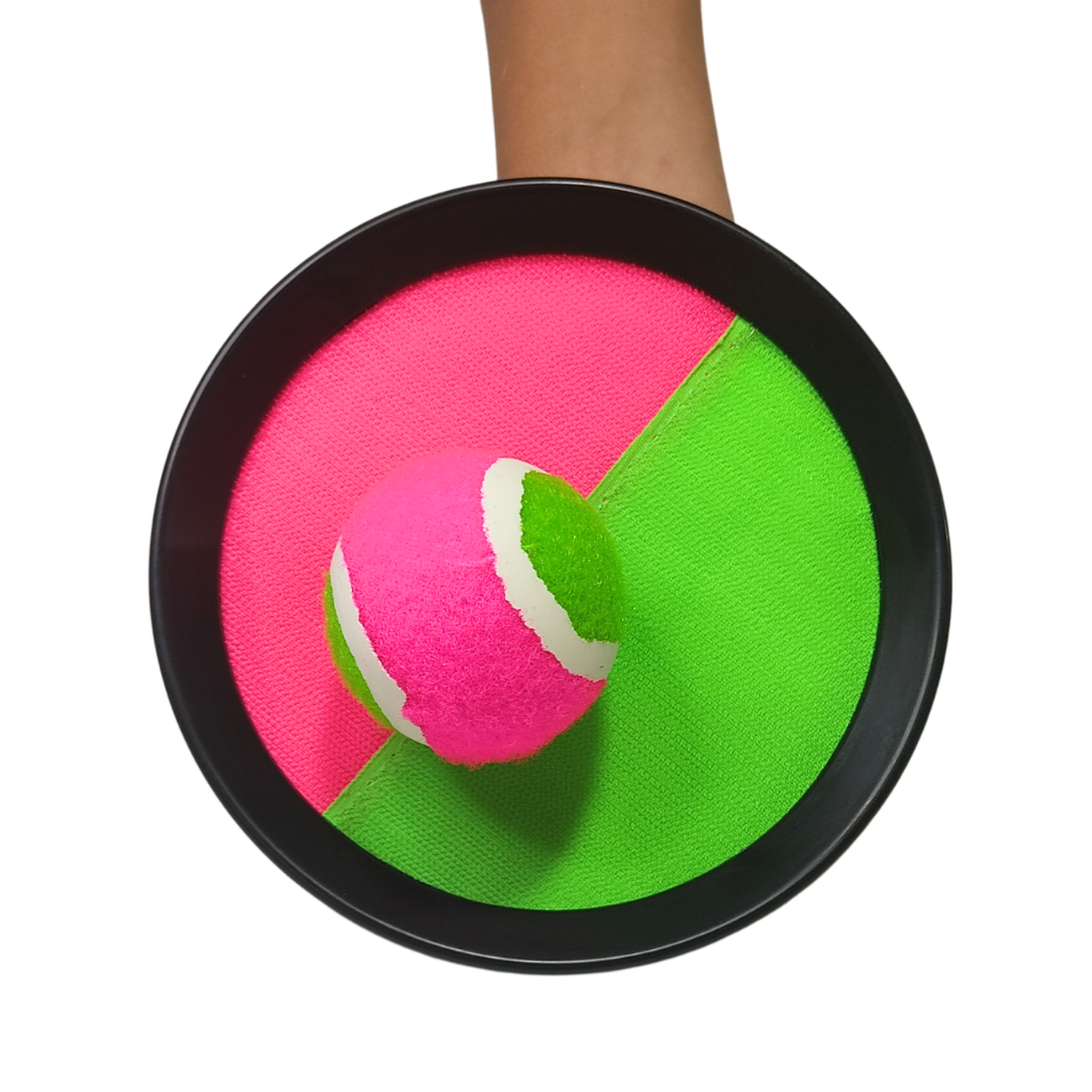 Brinquedo Bateu Colou Retro Raquete De Mão Bolinha Gruda 3 Modelos ...