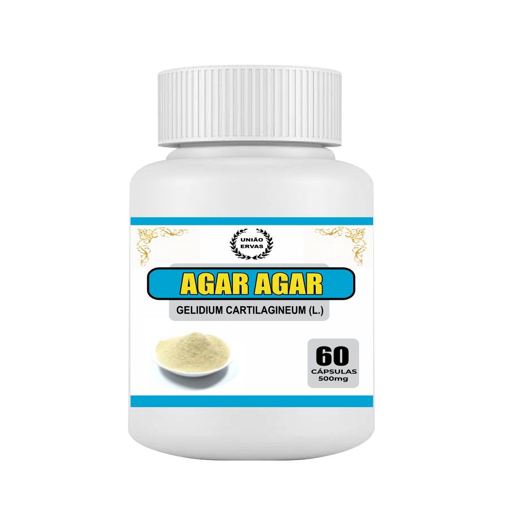 AGAR AGAR 60 CAPS 500mg | Shopee Brasil