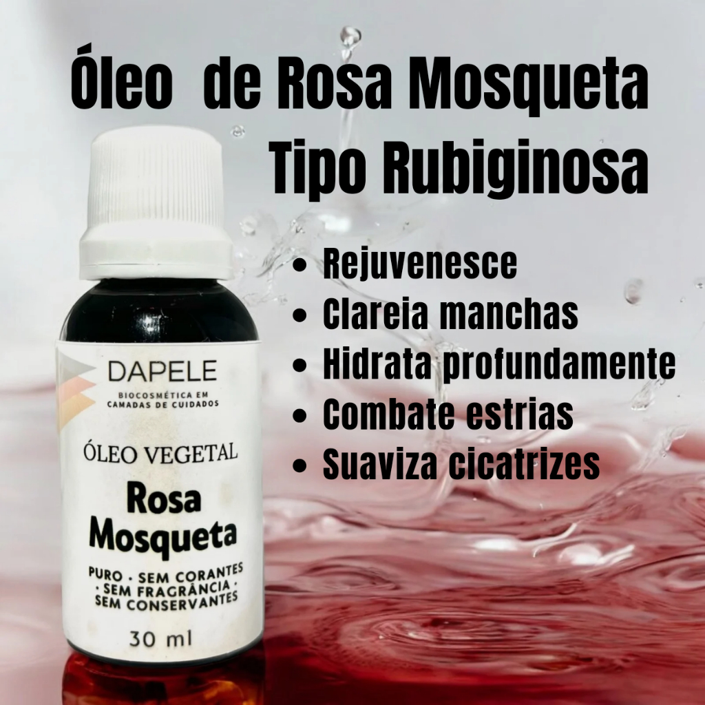 Óleo de Rosa Mosqueta rubiginosa 100% puro | Shopee Brasil