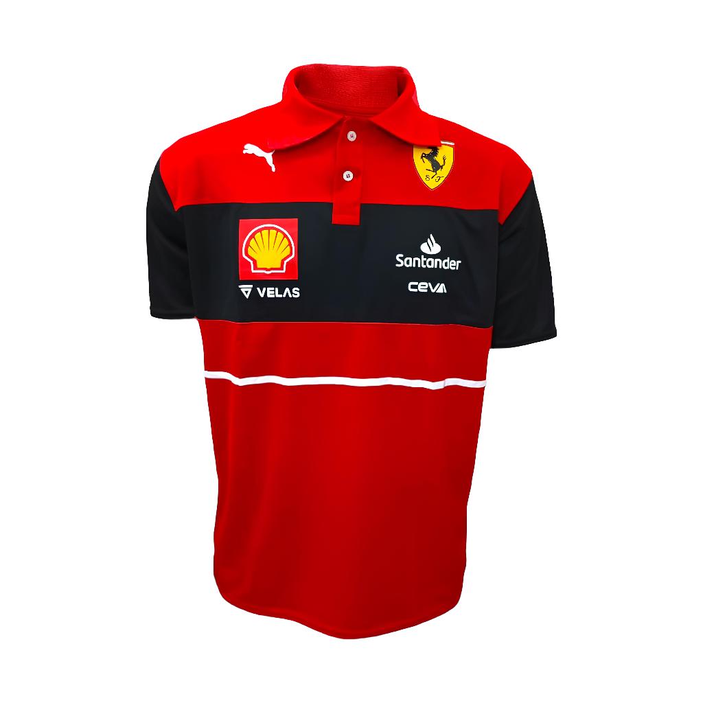 Camisa Polo Ferrari Vermelha Shell Envio Imediato | Shopee Brasil