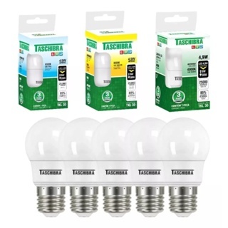 Kit 6 Lâmpada Bolinha Led 4,9w Tkl 30 E27 Econômica Taschibra | Shopee Brasil