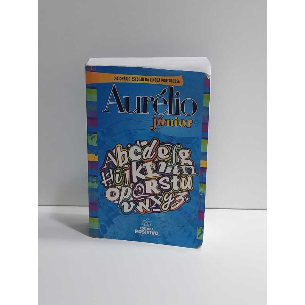 Dicionário Aurélio Junior Dicionário Escolar Da Língua Portuguesa Editora Positivo | Shopee Brasil
