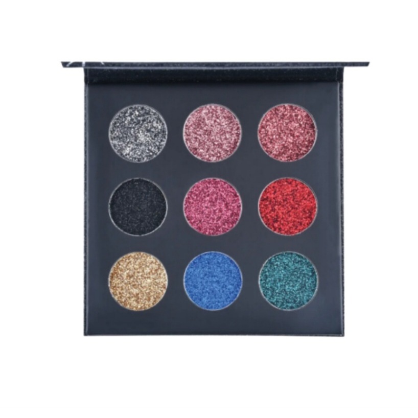 Paleta sombra com 9 tons em Glitter | Shopee Brasil
