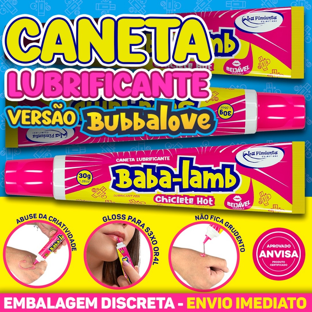 VIVA MOMENTOS DELICIOSOS COM O LUBRIFICANTE ÍNTIMO SABOR CHICLETE ...