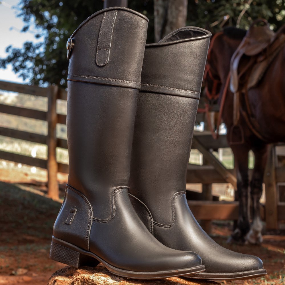 Bota Hipismo Montaria Infantil Criança Unissex Gutierre Boots Country ...