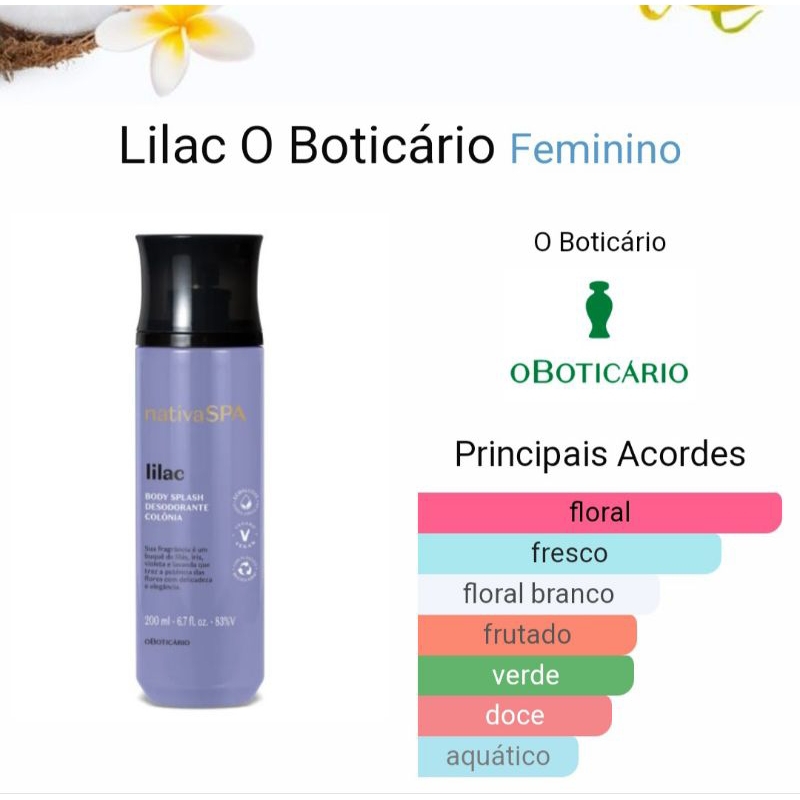 Body Splash Nativa spa Lilac | Shopee Brasil