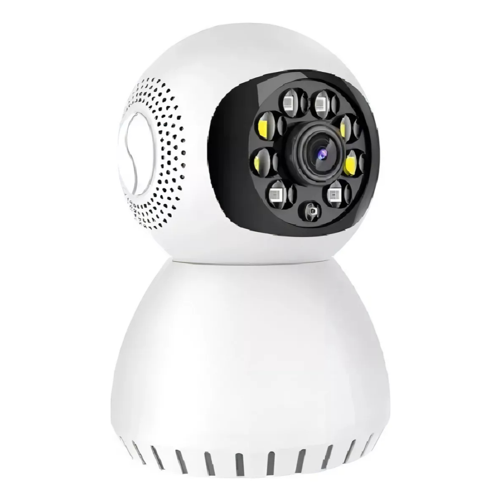 Câmera de segurança IP interna Wifi P2p 1080 com áudio branco | Shopee ...