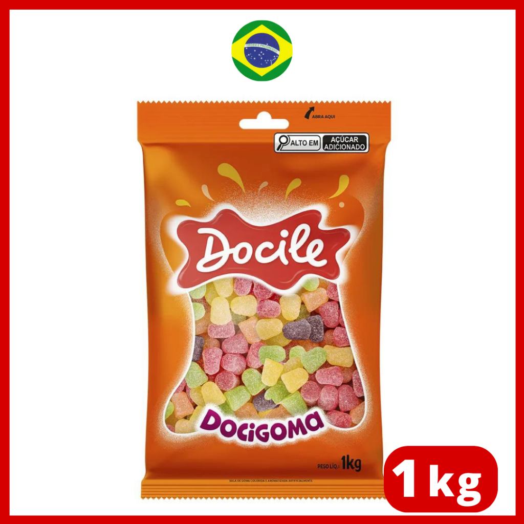 Jujuba Docigoma Docile 1kg | Shopee Brasil