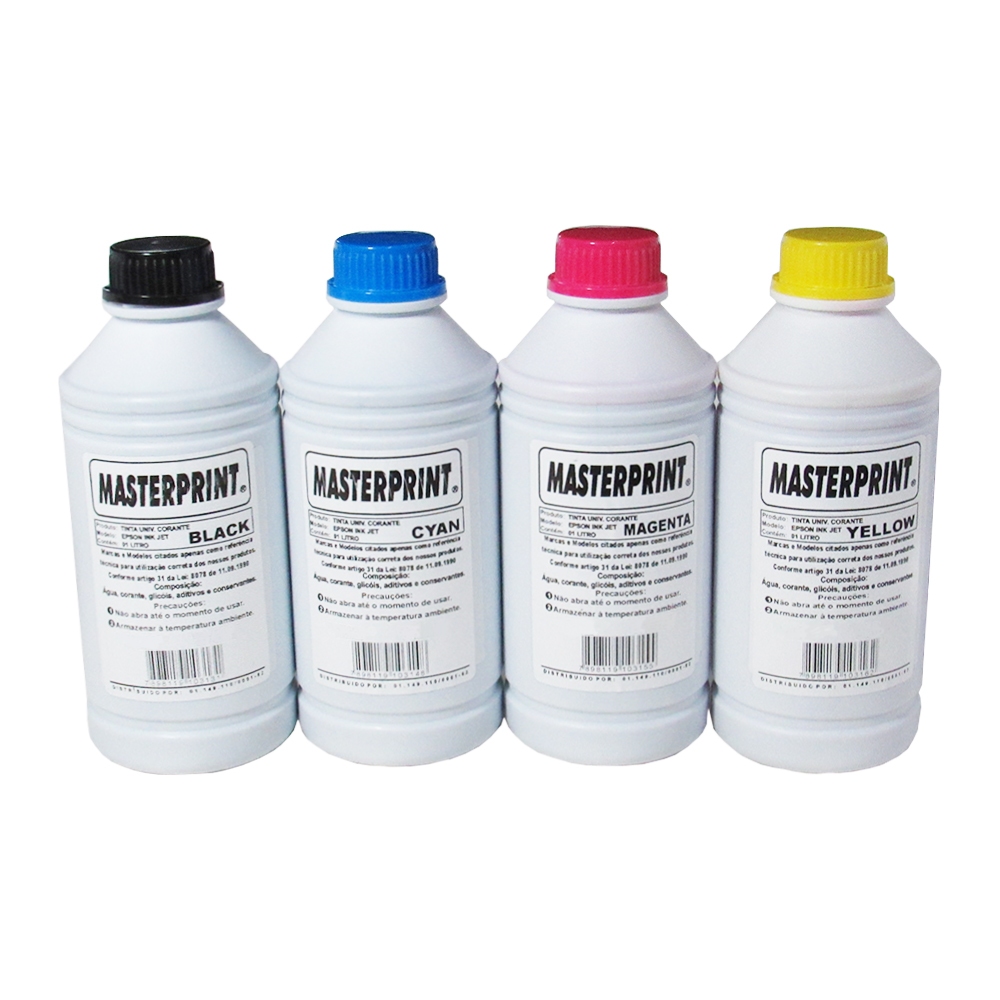 Tinta Impressora Refil Bulk Universal 1 Litro Masterprint | Shopee Brasil