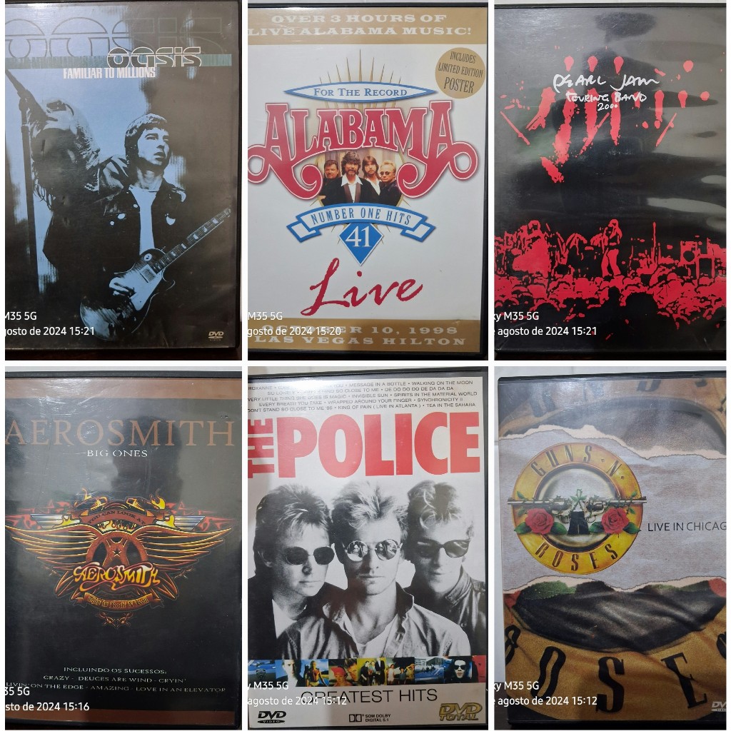 DVD Shows de Rock Internacional | Shopee Brasil