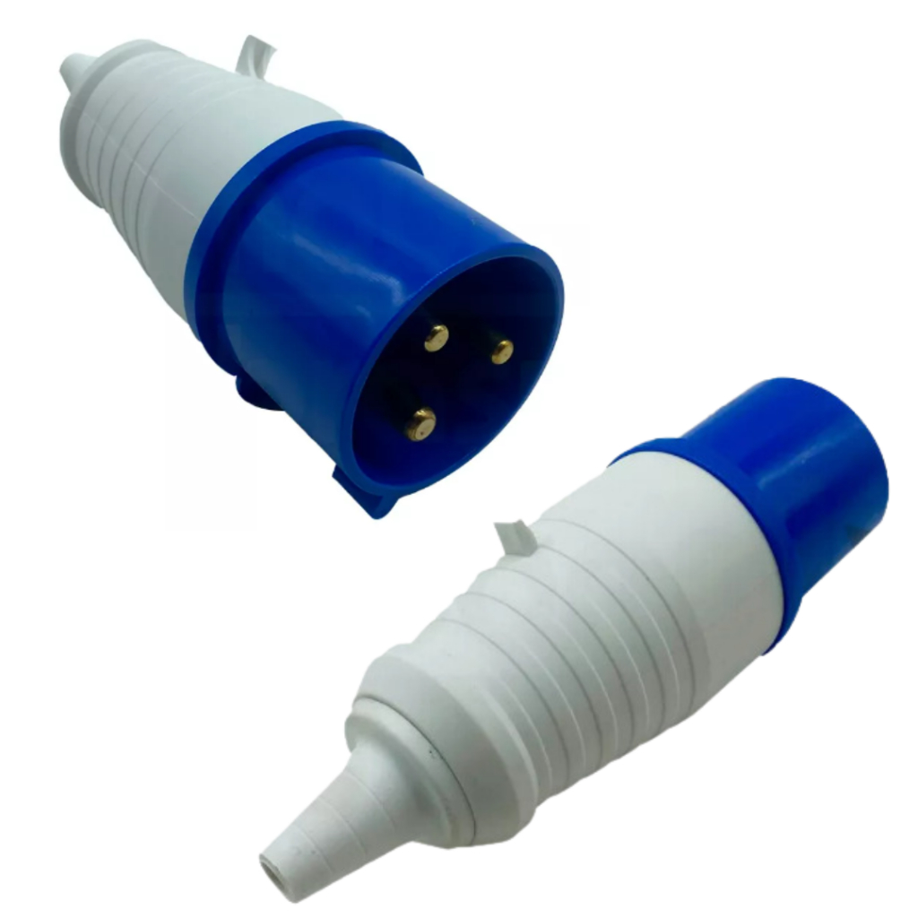 Plugue Industrial Macho 3 Pólos 2p+t 16a 6h 220-240v Ip44 | Shopee Brasil