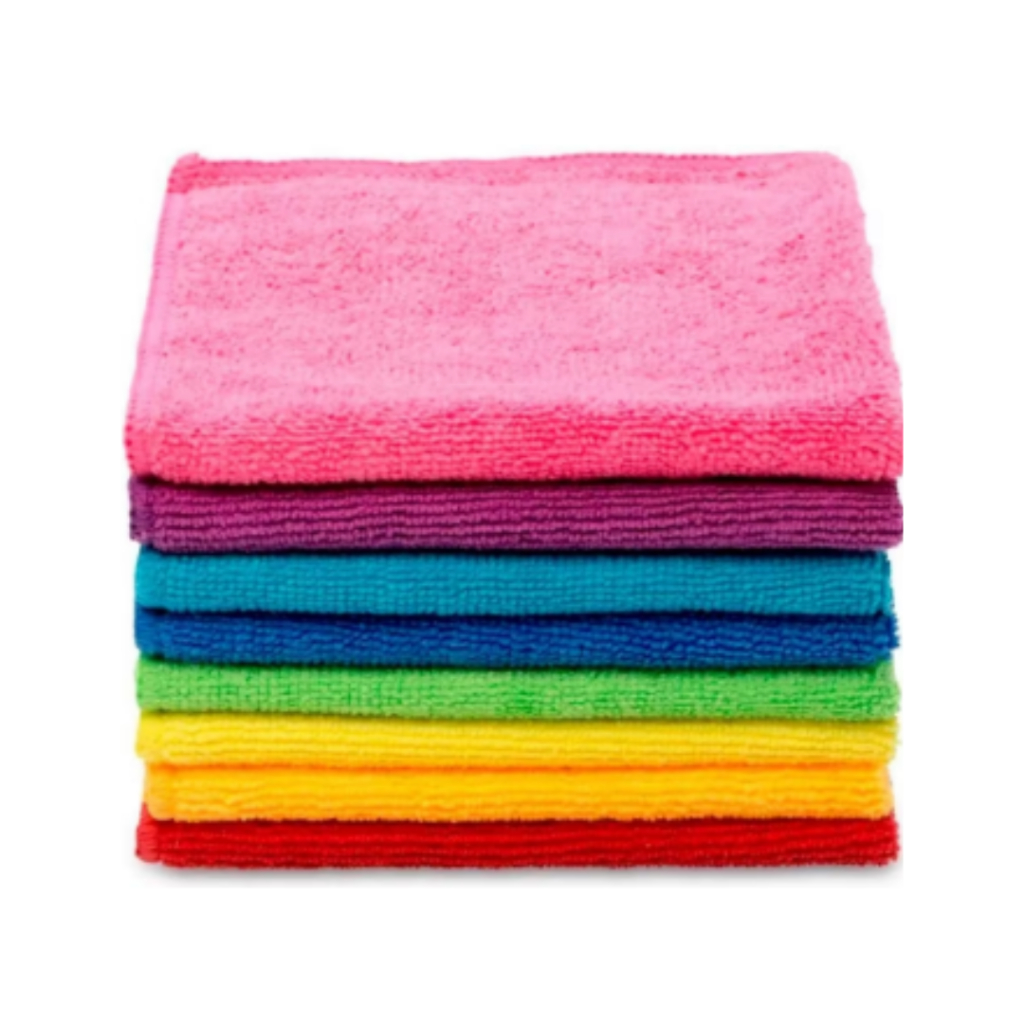 Kit 5 Panos De Limpeza Microfibra Alta Absorção Multiuso Cores Sortidas ...