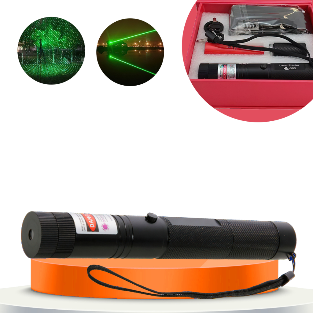 Caneta Laser Verde Ultra Forte Super Alcance A Prova D'agua | Shopee Brasil