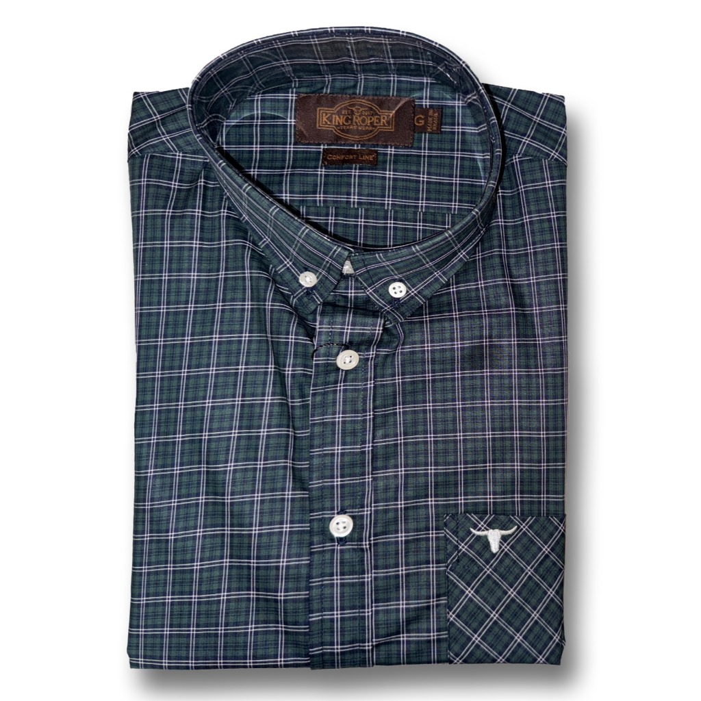 Camisa Xadrez King Roper Farm Rodeio Cowboy Country Txc Cinch Tatanka ...