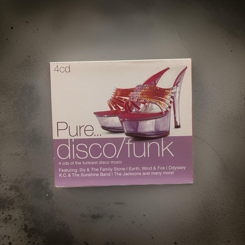 Cd Pure Disco/Funk (4cd’s) | Shopee Brasil