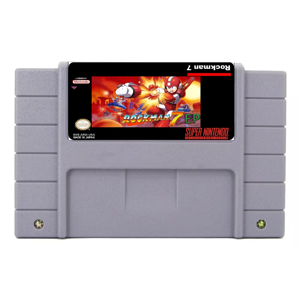 Rockman 7 Ep Em Ingles Megaman Mega Man Super Nintendo Snes | Shopee Brasil