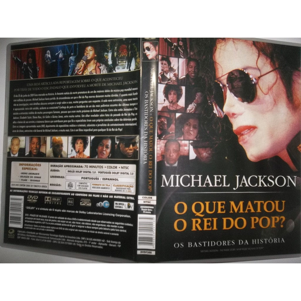 dvd michael jackson o que matou o rei do pop? os bastidores da história documentário | Shopee Brasil