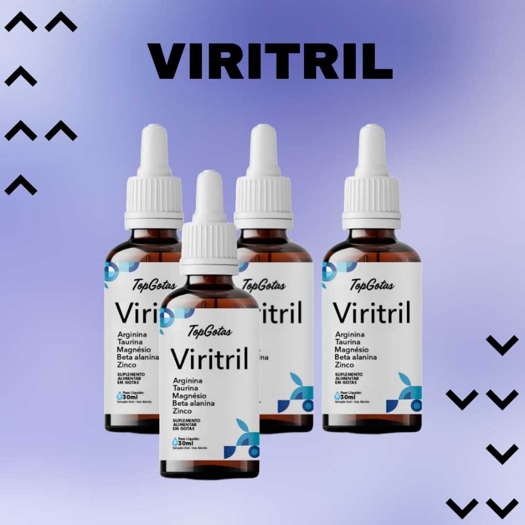Viritril 30ML ORIGINAL - ENVIO IMEDIATO DA LOJA OFICIAL - 4 Frasco ...