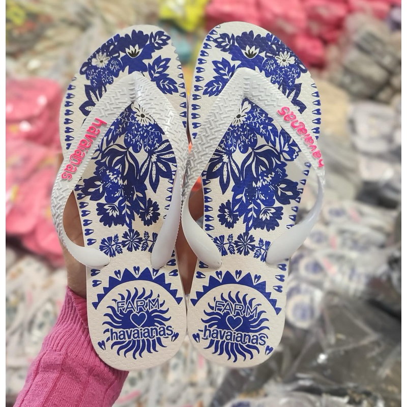 chinelo tipo farm | Shopee Brasil