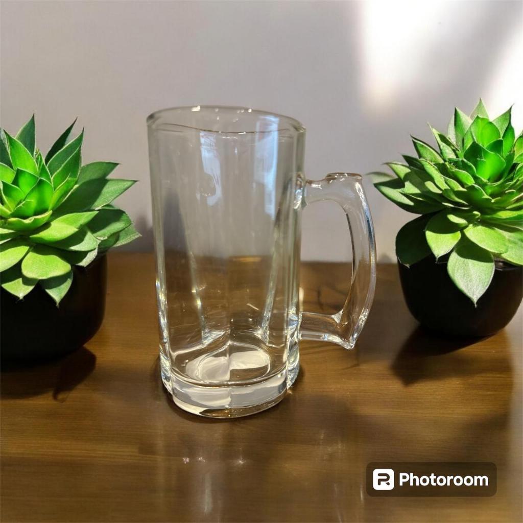 Kit 2 Canecas de Chopp de Vidro Resistente 400ml | Shopee Brasil