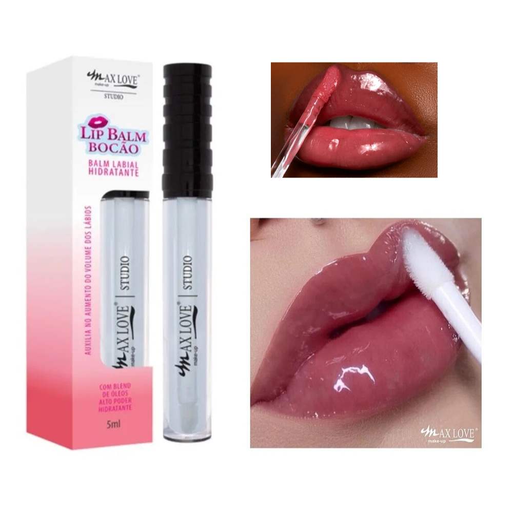 Gloss Labial Lip Balm Bocão Cor 400 Aumenta Volume Lábios Boca Max Love ...
