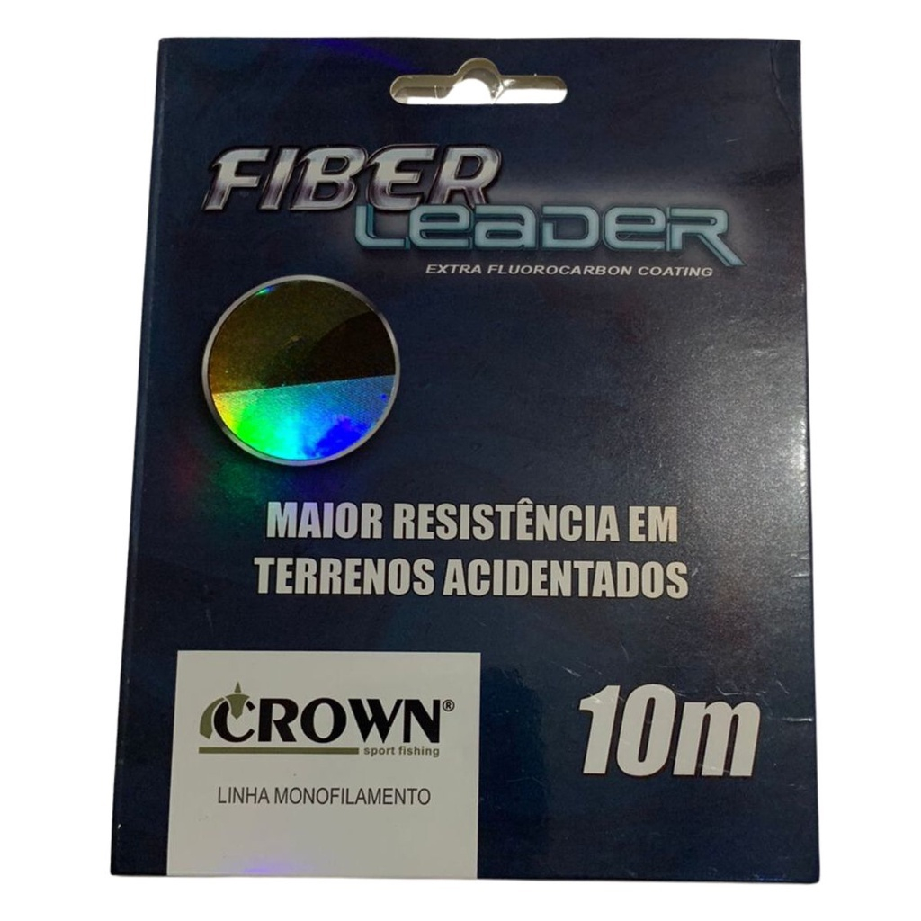 Linha Crown Fiber Leader 10M | Shopee Brasil