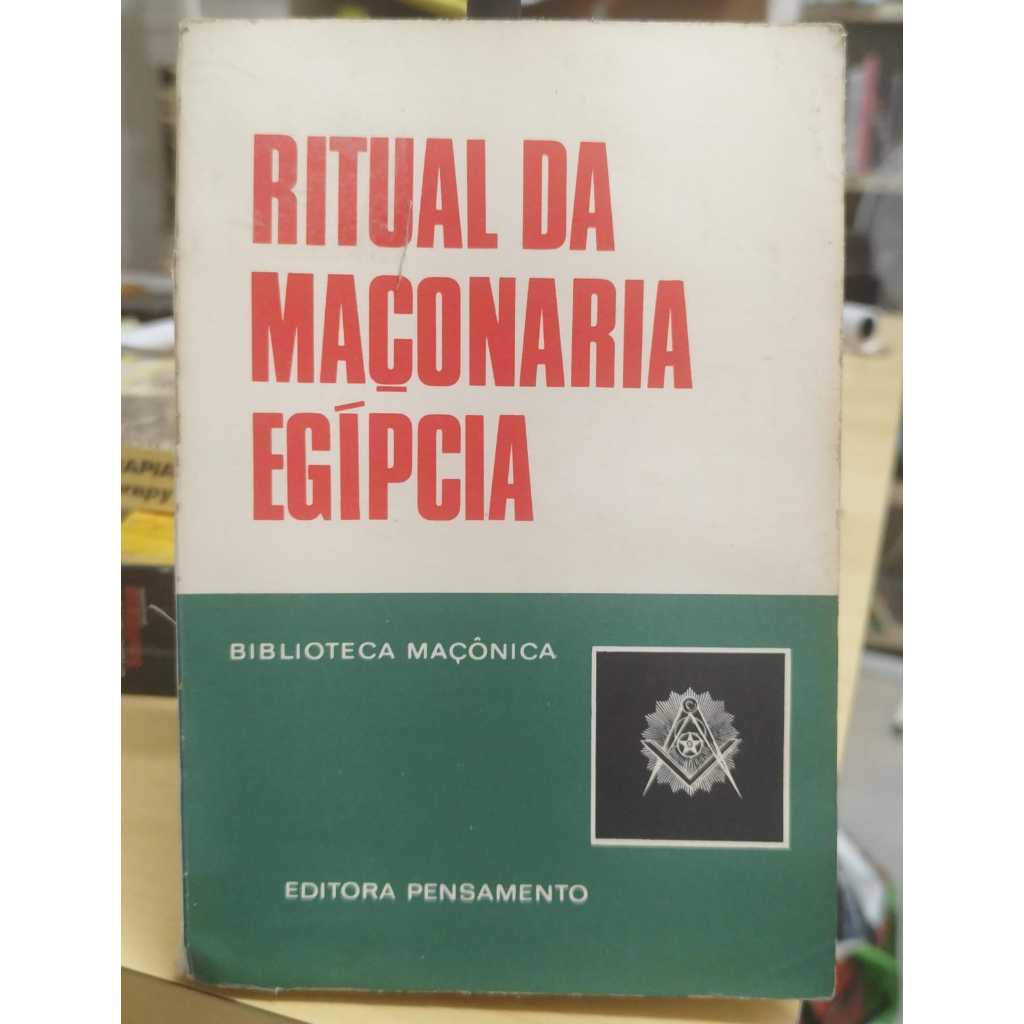 Ritual da Maçonaria Egípcia (raro Exemplar 1973) | Shopee Brasil