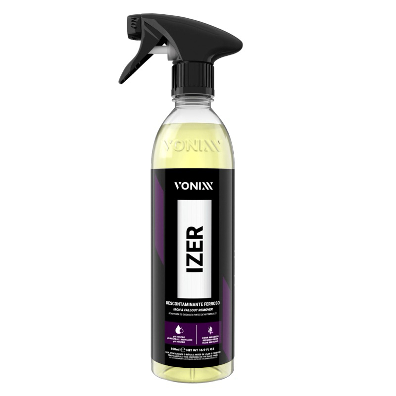Izer Descontaminante Ferroso para Rodas Vonixx 500ml | Shopee Brasil
