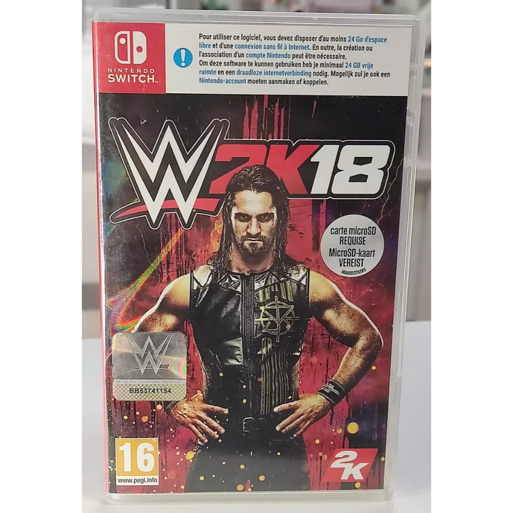 Wwe 2k18 Para Nintendo Switch Pronta Entrega | Shopee Brasil