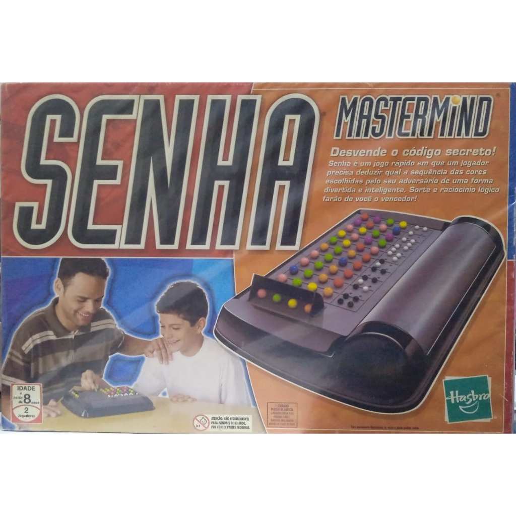 SENHA HASBRO JOGO SENHA MASTERMIND HASBRO ( ORIGINAL ) | Shopee Brasil