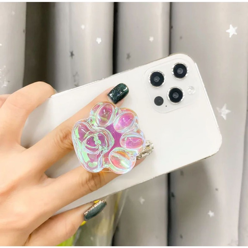 Suporte de celular Pop Socket Modelo Patinha de gato de luxo | Shopee Brasil