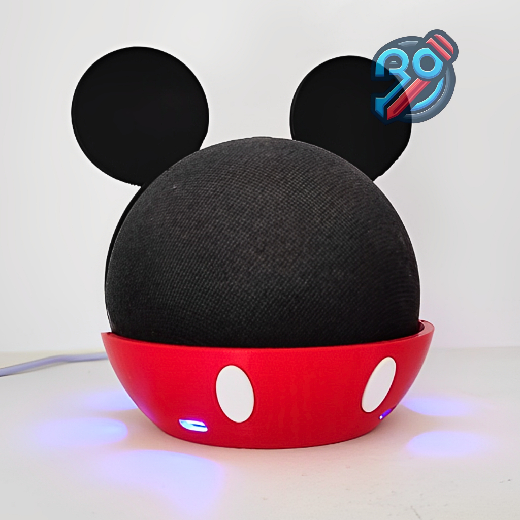 Suporte Alexa Mickey Mouse Amazon Echo Dot 4ª / 5ª geração - Tema ...