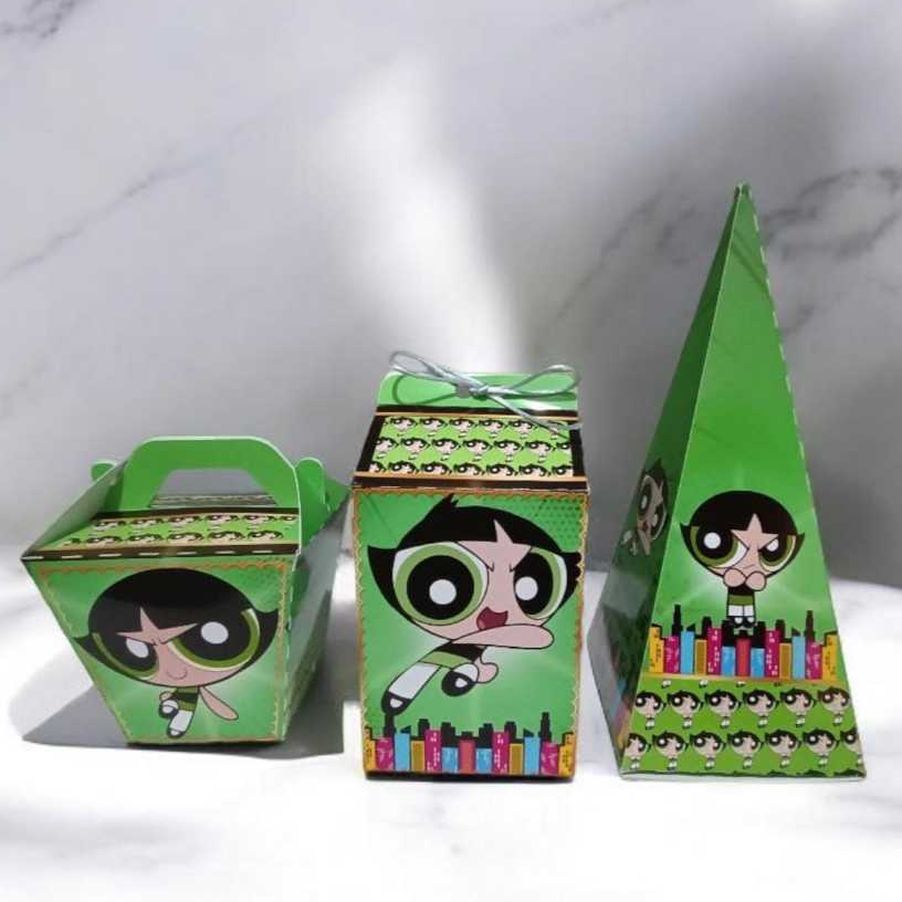 Kit Caixas Docinho Meninas Super Poderosas Festa | Shopee Brasil