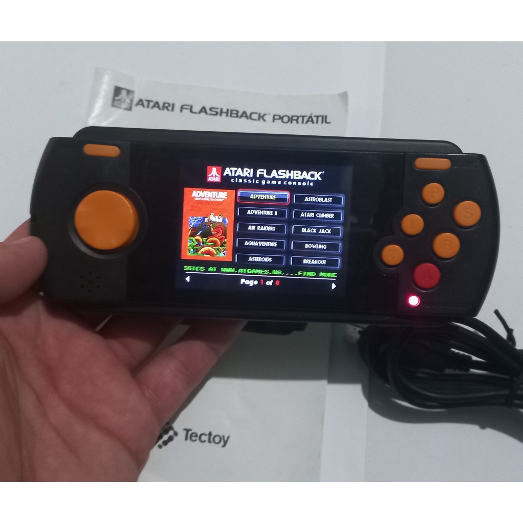 ATARI FLASHBACK PORTÁTIL COM 70 JOGOS | Shopee Brasil