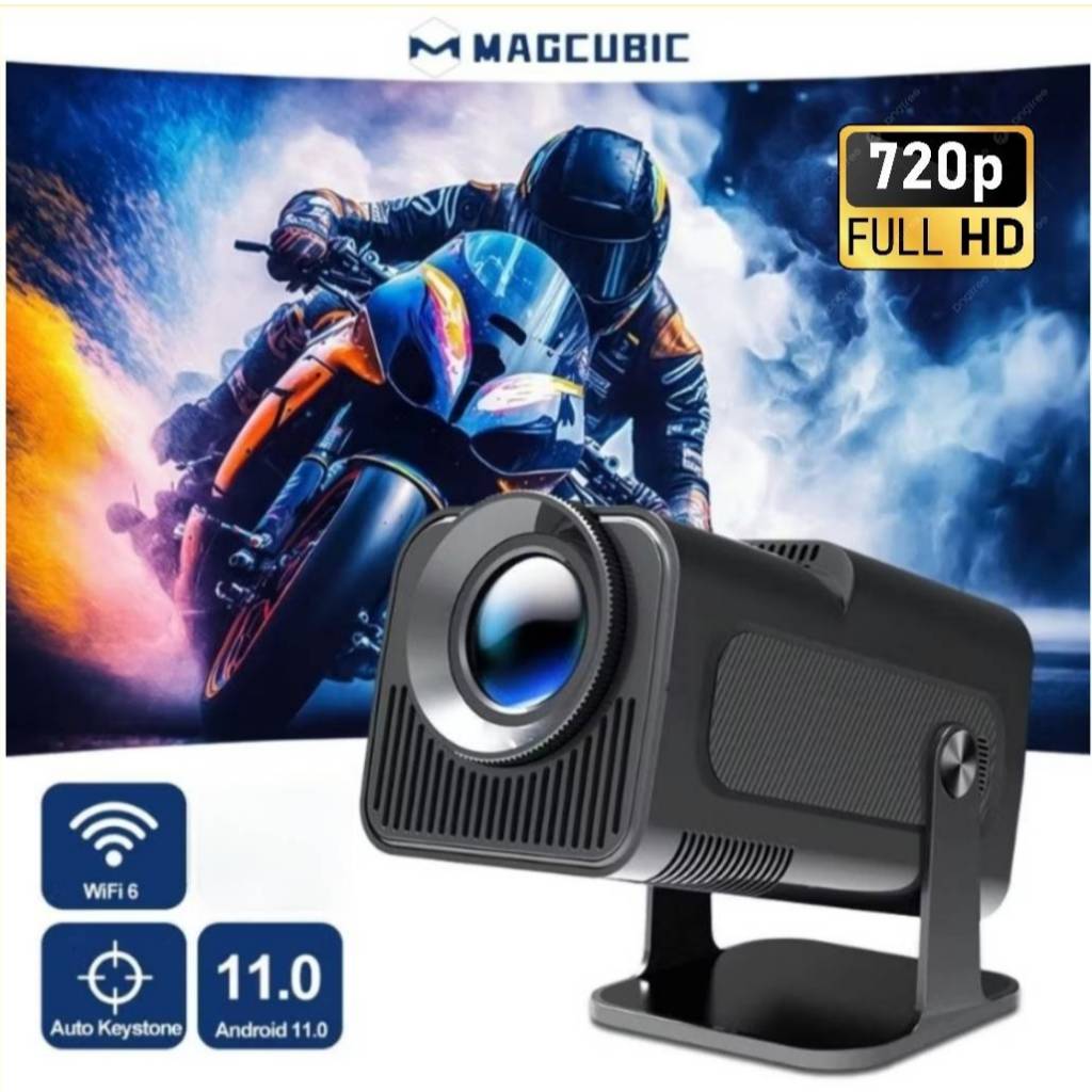 Projetor HY320-Mini Portátil 5G Wifi, BT 5.0 Android 11, Projetor ...