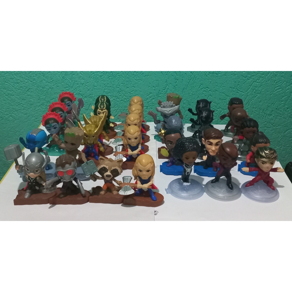 Bonecos dos Personagens do Filme Thor GUARDIÕES DA GALAXIA PANTERA ...