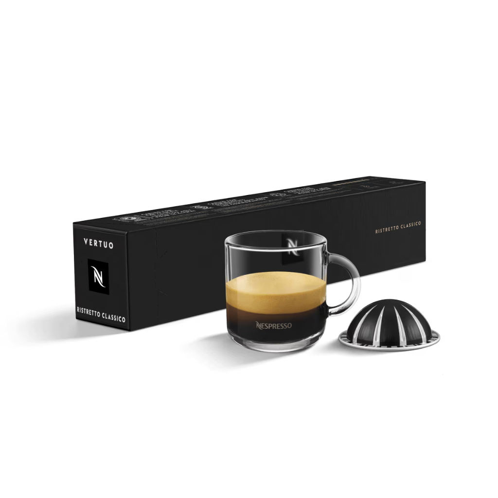 Cápsulas Café Nespresso Vertuo Ristretto Clássico - 10 Cáps | Shopee Brasil