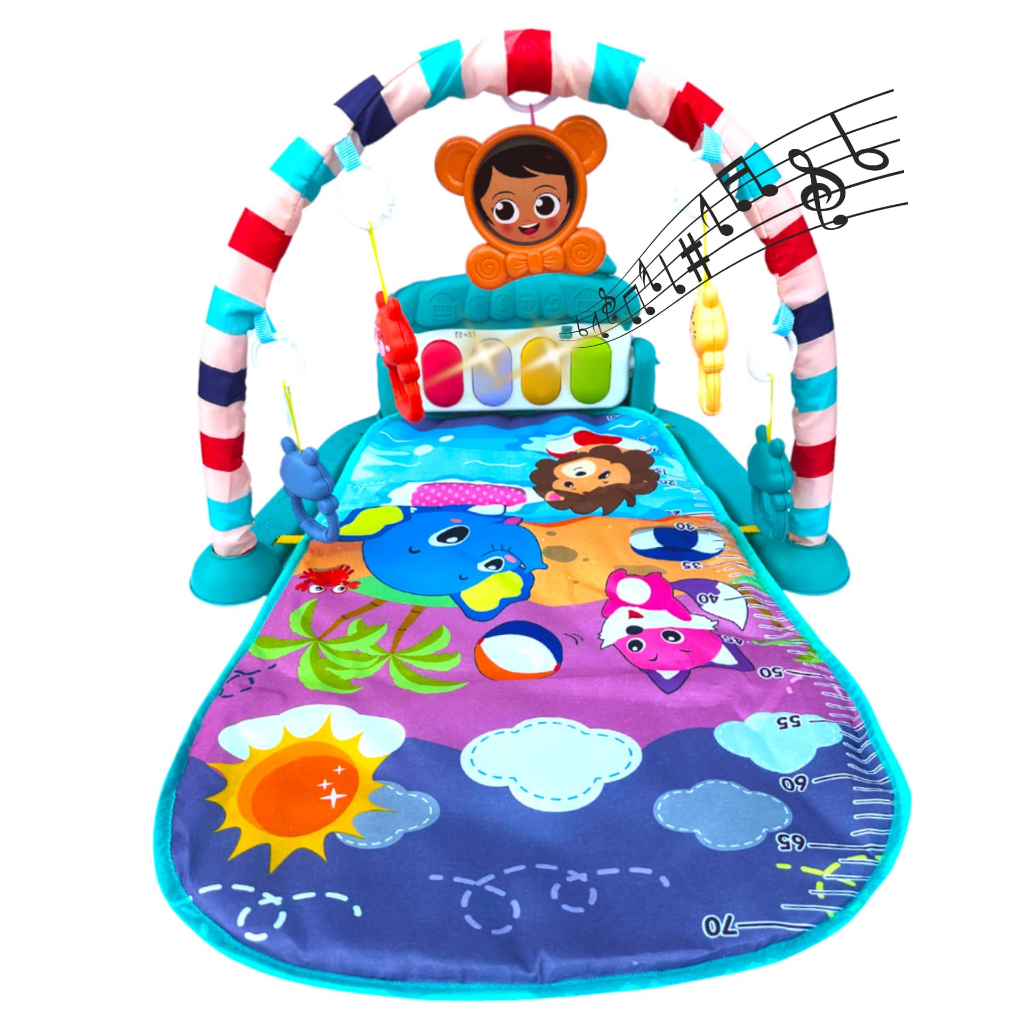 Tapete Ginásio De Atividades Play Piano Bebe Infantil, Kidino Musical e Mobile | Shopee Brasil