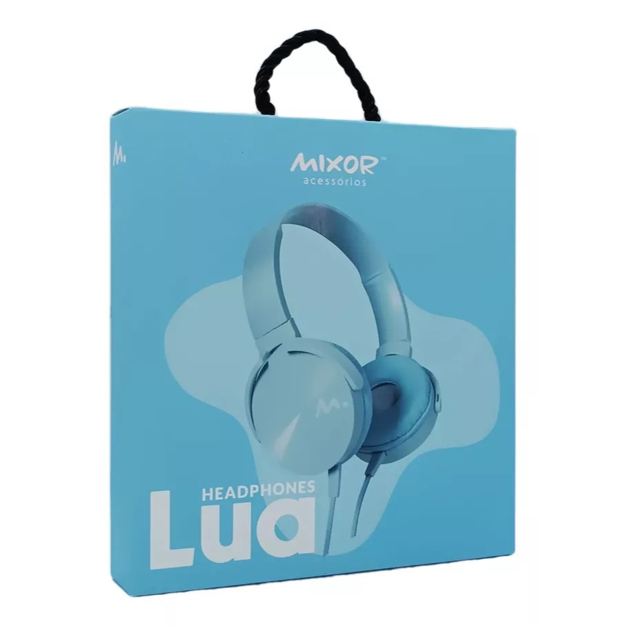 Headphones Lua Mixor Com Microfone E Com Fio 3 cores | Shopee Brasil