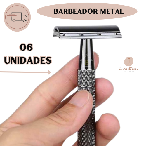 Aparelho De Barbear Metal Com Lâmina de barbear Original Barbeador ...