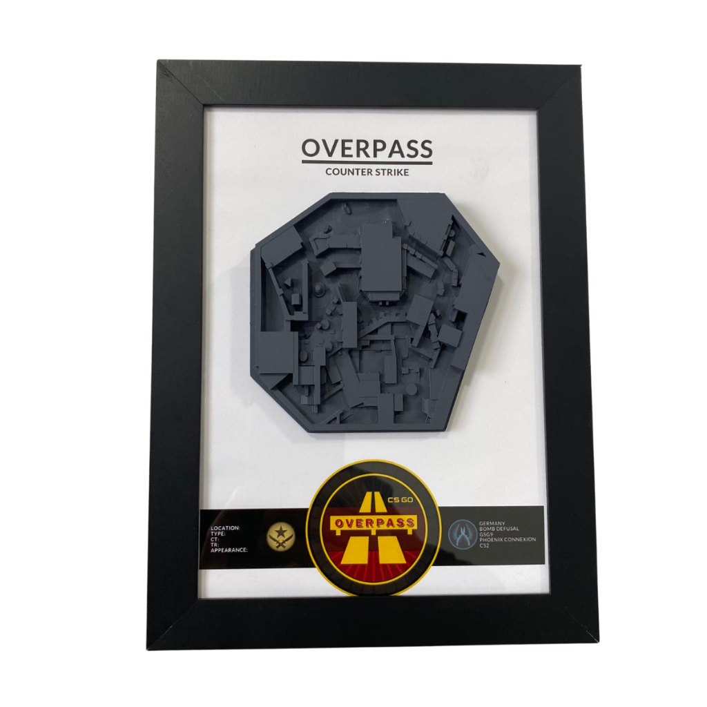 Miniatura Counter Strike Mapa Overpass 3d | Shopee Brasil